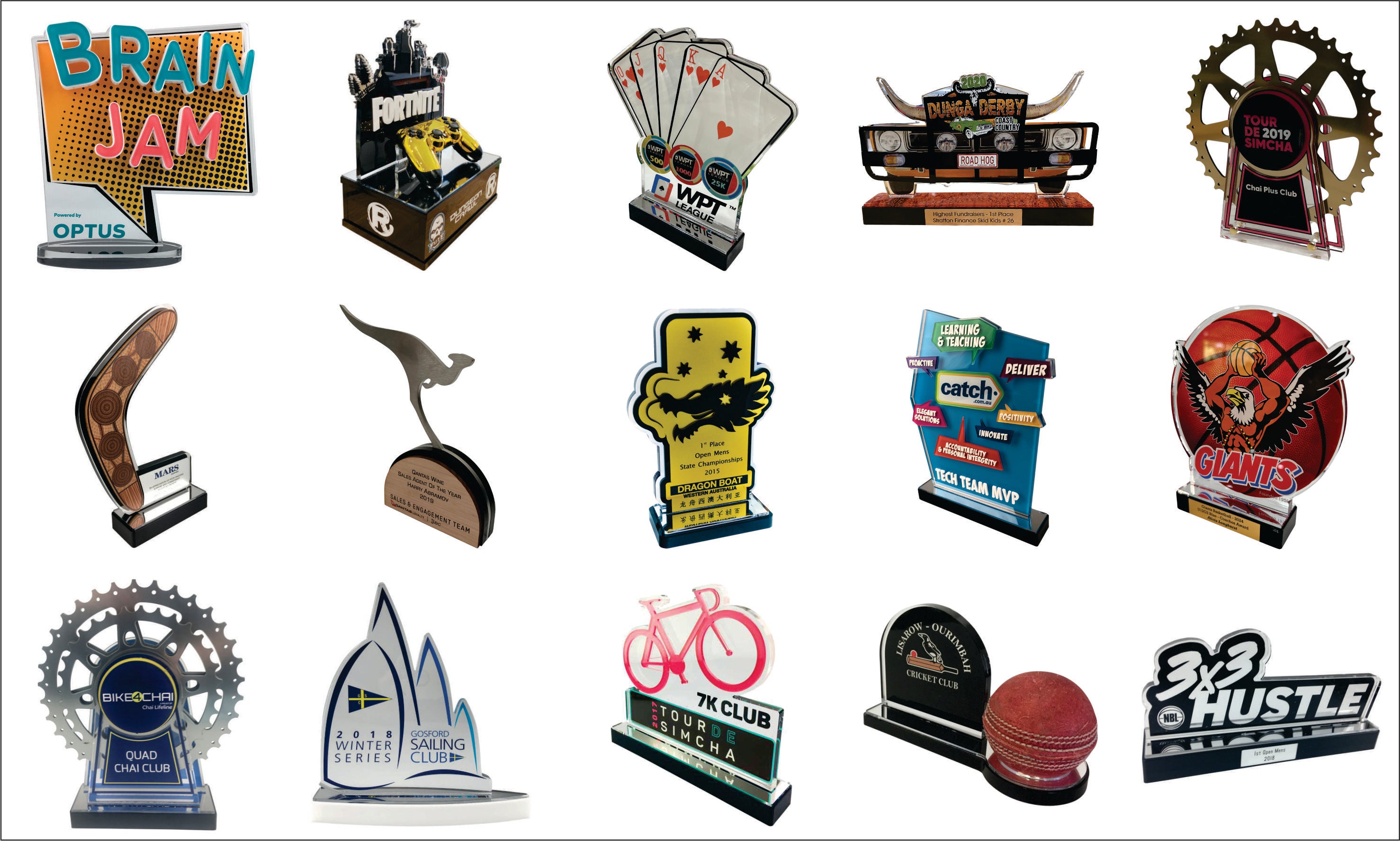 Custom Trophies Australia | Premium Acrylic Trophies, Medals & Plaques
